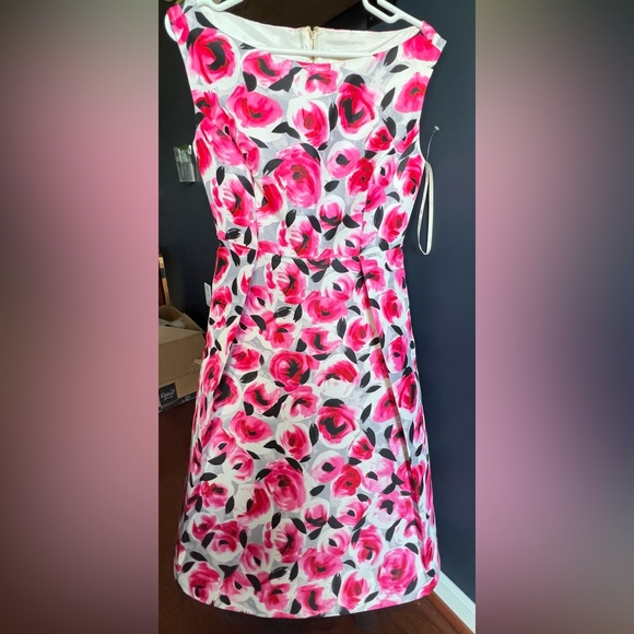 kate spade | Dresses | Kate Spade Rose Bud Floral And Flare Dress With ...